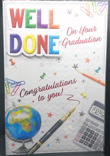 Well Done on Your Graduation Card | Arnett Creations