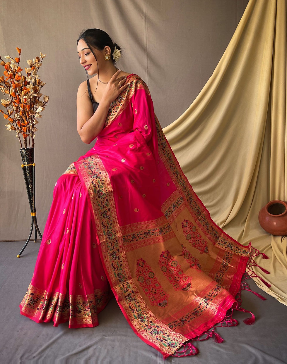 Latest Paithani Saree collection | Buy paithani sarees online | Kolour