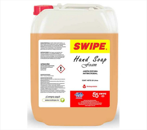 Hand Soap Almonds Porron 20 Lts. | Swipe