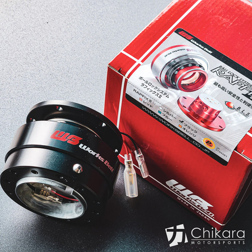 Works Bell Rapfix 2 Quick Release for Steering Wheel - Black | Chikara ...