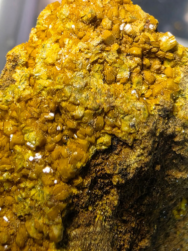Top Grade Soddyite Crystals with Curite and Uraninite from Shinkolobwe ...