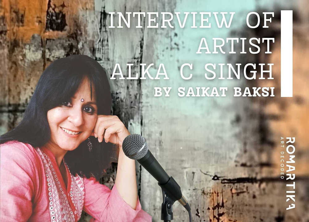 Why artist Alka C Singh paints the way she paints...