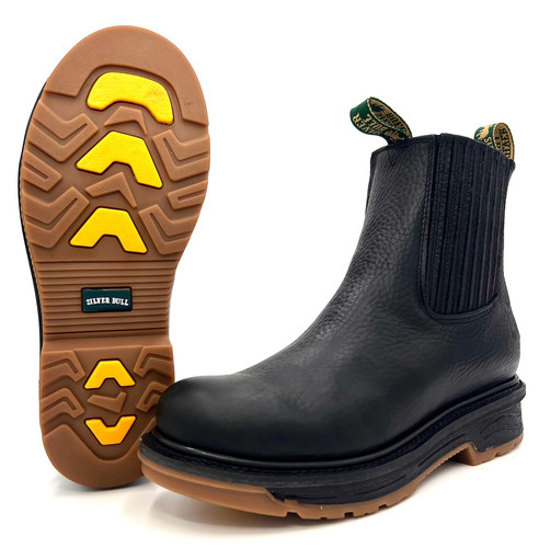 SB-2160 Slip-On Black Dual Density | Fuerbo Boots