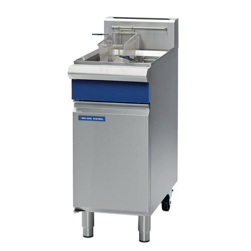 Blue Seal Twin Tank Free Standing GT46 Gas Fryer | NTS