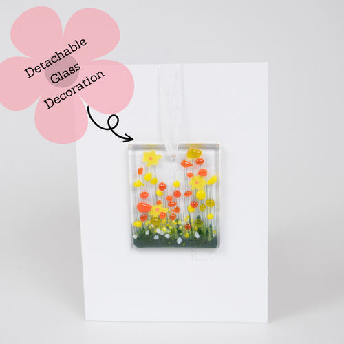 Daffodil Hanging Greeting Card | Pam Peters Designs