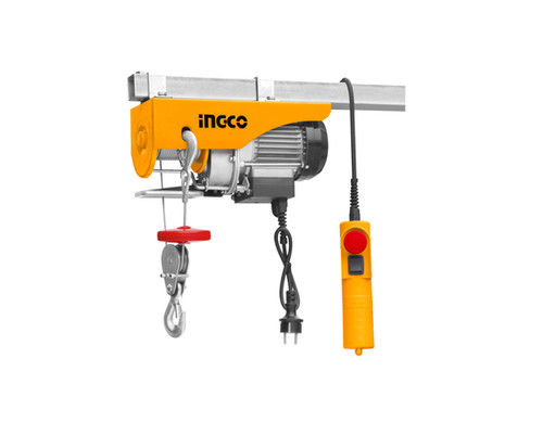 Polipasto electrico 900 W 500 kg 1102.31 lb INGCO EH5001 | Maquifuerza ...