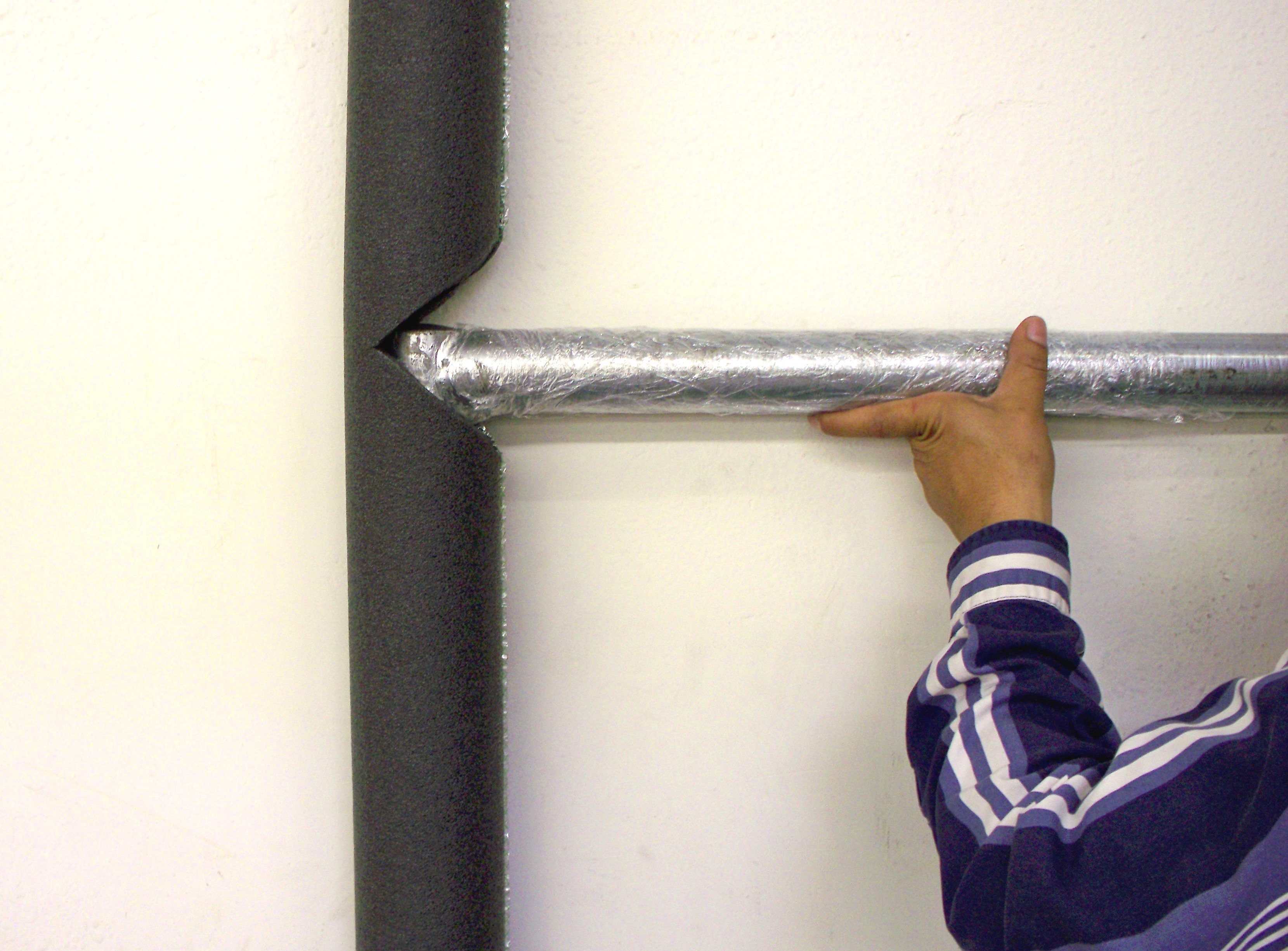 Measure for padding installation | Sports Venue Padding