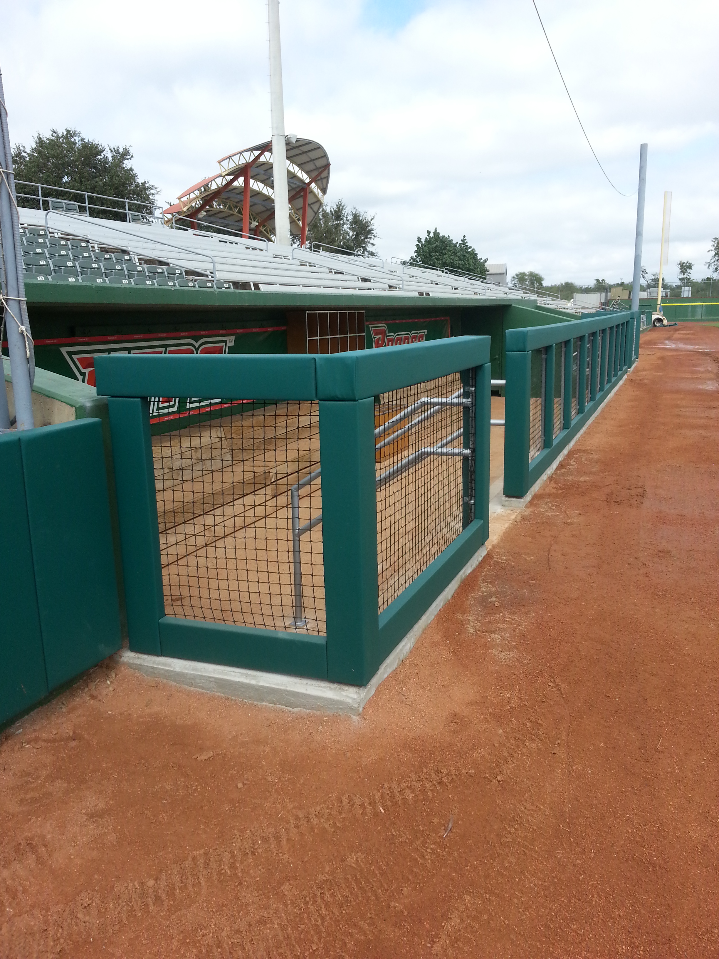 Rail Padding | Gate Padding | Fence Padding | Sports Venue Padding