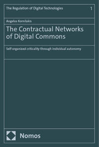 The Contractual Networks of Digital Commons: Self-organized critical ...