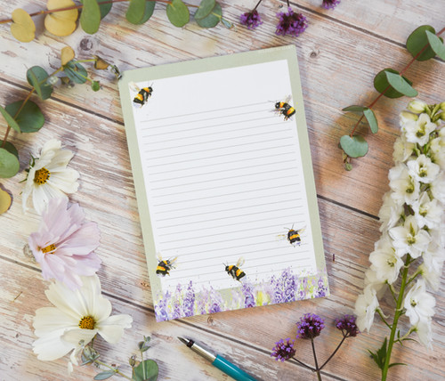A5 Bees lined notepad | stephburch