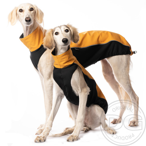 Whippet Lurcher Greyhound Jacket | Sighthound Coat in Apricot Orange ...