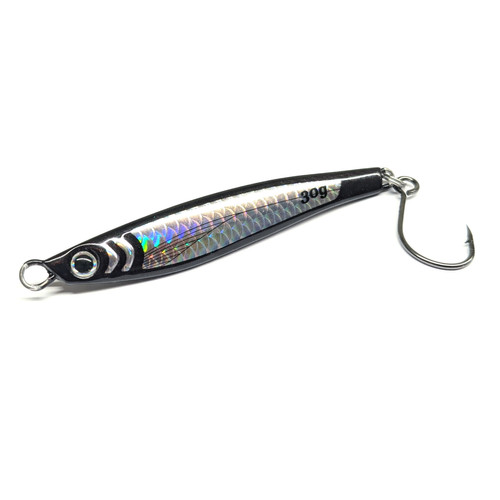 Bass Long Shot Jigs 30g Slow Pitch Midnight Sprat | Predilures