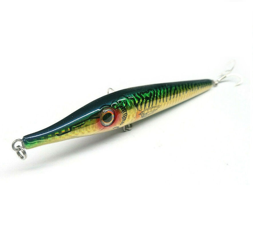Bass Needle lure surface z path walker 146mm 19g VMC Hooks Green ...