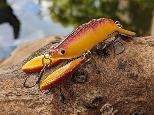 Crayfish Fishing Lure Jointed Claws 3D Profile 70mm 7g Slow Sinking ...