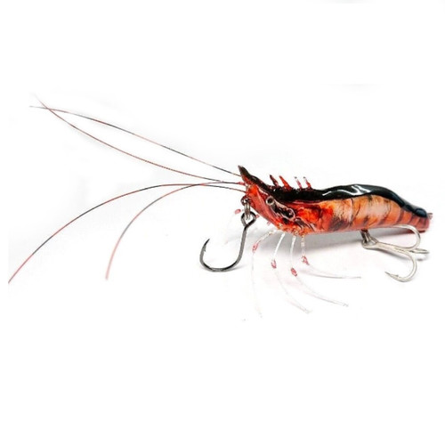 Fishing Prawn Shrimp Lure 3D Manic Prawn 85mm 20g Sinking | Predilures