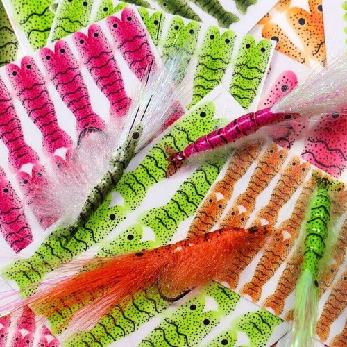 Shrimp Fly Imitation Shell Backs For Fly Tying Bass Salmon Fly Fishing ...