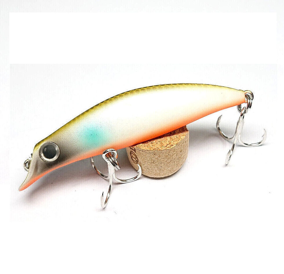 Bass Lure Mini Seeker 75mm 8g 0.5-1m dive Slow Sink Slim Shore minnow ...