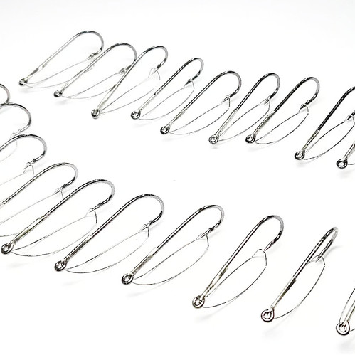 Weedless Hooks For Fly Tying 20 Pack High Carbon Steel Wire Guard ...
