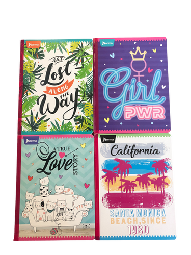 Cuaderno Cosido Femenino Summer Norma | OfficeArte Papelería