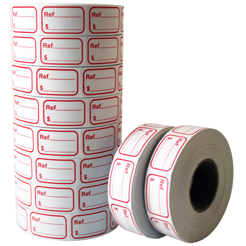 Rótulos Para Referencia y Precio Ref.116 x 10 Rollos | OfficeArte Papelería