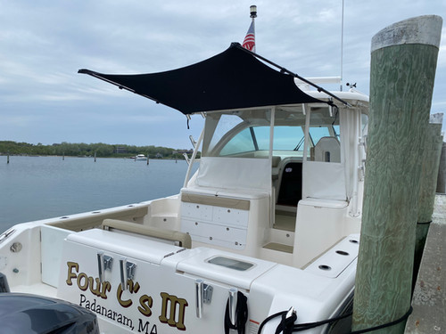 Center Console T-Top Shade Extension | Shoreline Brands Co