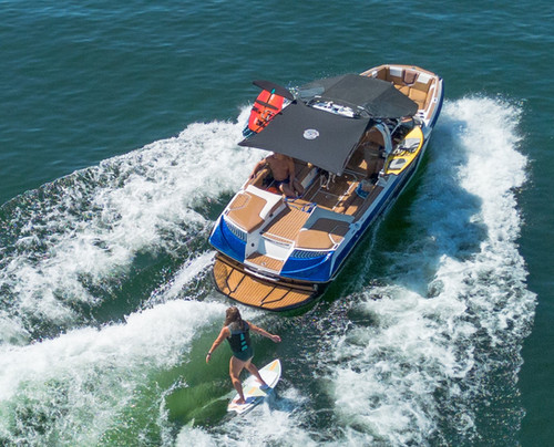 Wake Tower Mounted Universal Bimini Extension | Shoreline Brands Co