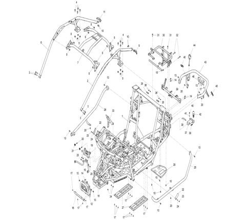 Segway Villain Top Beam Upper (Roof Support) Green - S01C10500003 ...