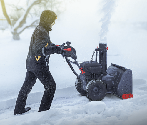 Kress 60V 24'' brushless self-propelled snow blower KG471 with 4 ...