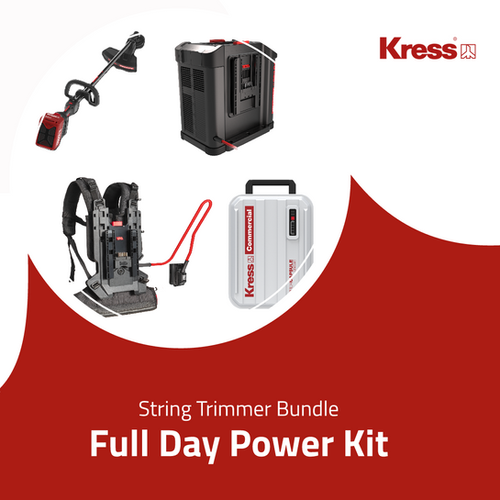 Kress Commercial 60V 16.5″ String Trimmer Package - Full Day Power Kit ...