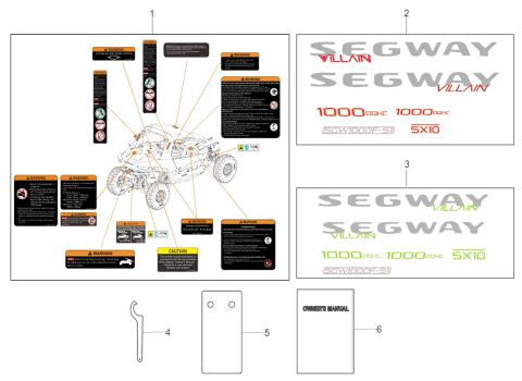 Segway Warning Label (EPA) - S05L11000001 | Segway Parts Online