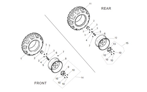 Segway Rear Rim Mount Assembly - Black - S01F20010001 TAKEOFF | Segway ...