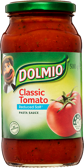 MARS Food Australia, DOLMIO Classic Tomato Salt Reduced Pasta Sauce ...