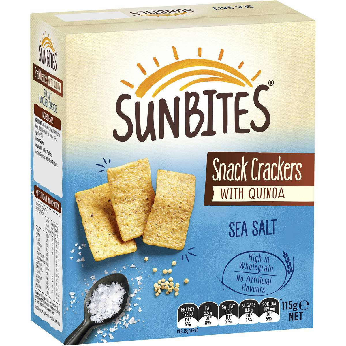 Smiths Snackfood, Sunbites Wholegrain Snack Cracker with Quinoa Sea ...