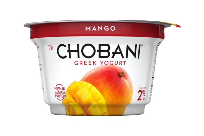 Chobani, Mango 170g Halal Certified