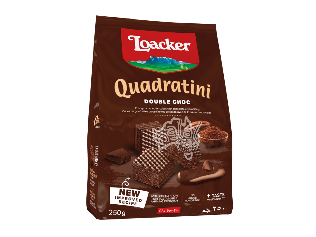 Loacker, Quadratini Double Choc Halal Certified