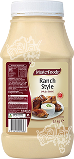 Mars Food Australia, MasterFoods Dressing Ranch Halal Certified