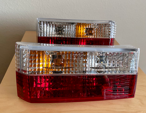 VW MK1 Rabbit Cabriolet Crystal Clear Tail Light Tailights SET | Ducky ...