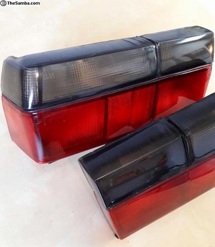 VW Jetta MK1 Smoked Red Tailight set NEW | Ducky Imports