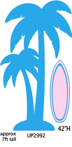 UP2992 FS PALM TREE | Party Prop Signs