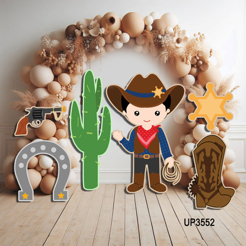 UP3552 WESTERN COWBOY CUTOUTS | Party Prop Signs