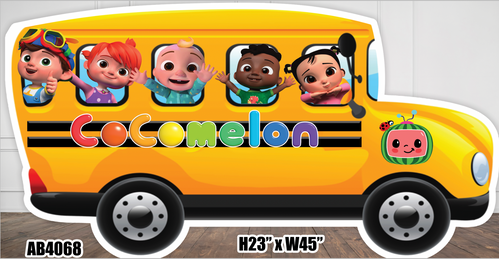AB4068QS Cocomelon Bus PROPS | Kecutefiestaprops