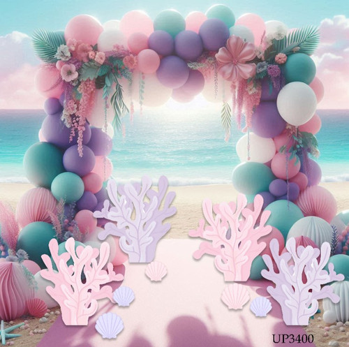 UP3400 SEAWEED CORAL | Party Prop Signs