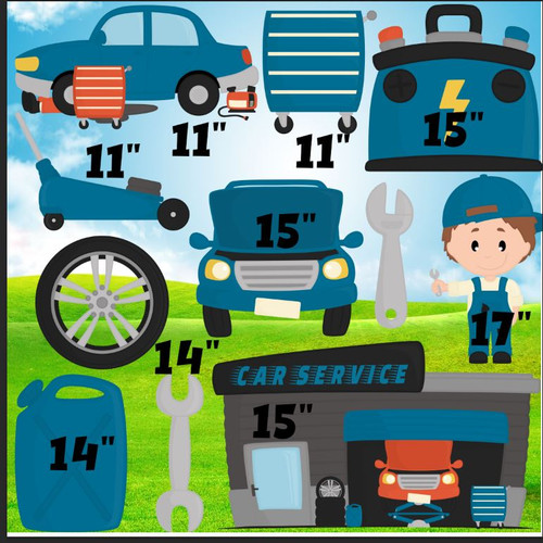 MOB034 MECHANIC | Party Prop Signs