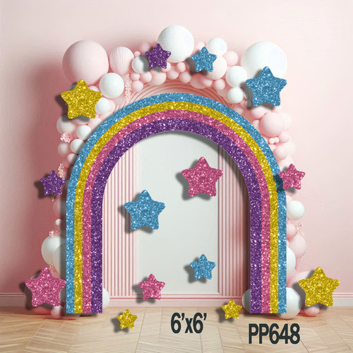 PP648 Rainbow arch FS | Party Prop Signs