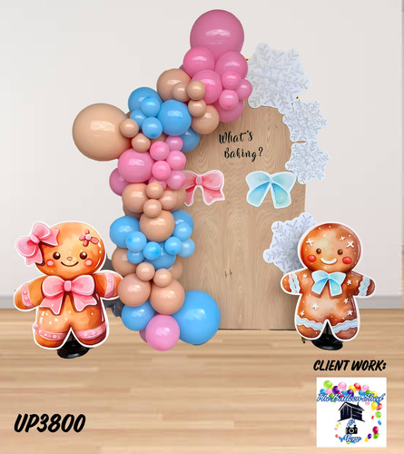 UP3800 GINGERBREAD GENDER REVEAL | DABBY FIESTA PROPS
