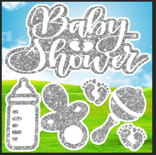 UP625 HS BABY SHOWER | Party Prop Signs
