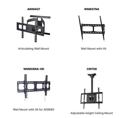 Non Articulating Wall Mount | Apollo Enclosures