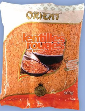 Orient Lentille Rouges 500g | Central Supermarket