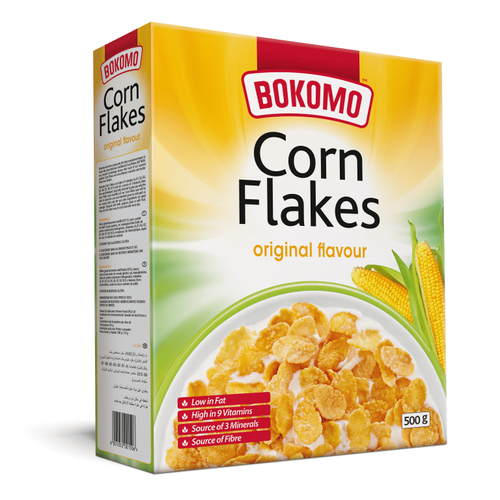 BOKOMO Corn Flakes Original Flavour (500g) | Central Supermarket