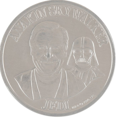 Anakin POTF Replica Coin - Single Sided | beggarscanyontoys